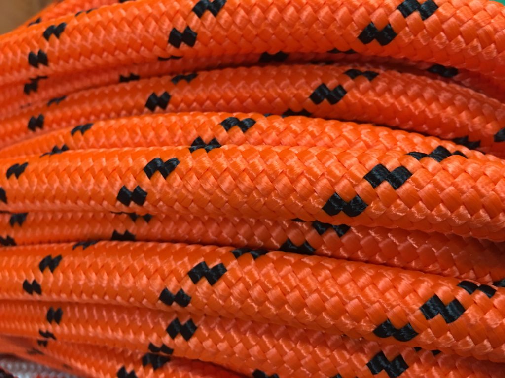 3/4” Double Braided Polyester Arborist Bull Rope - Blue Ox Rope