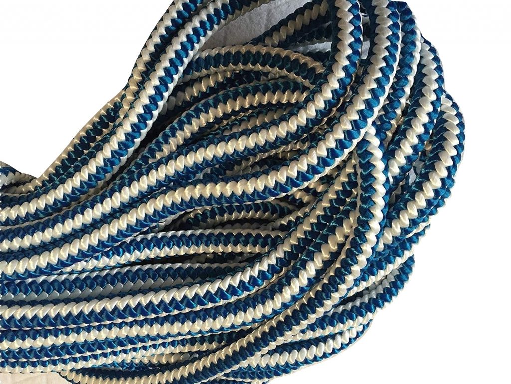 3/4" 12-carrier, 24-strand Polyester Arborist Bull Rope - Blue Ox Rope