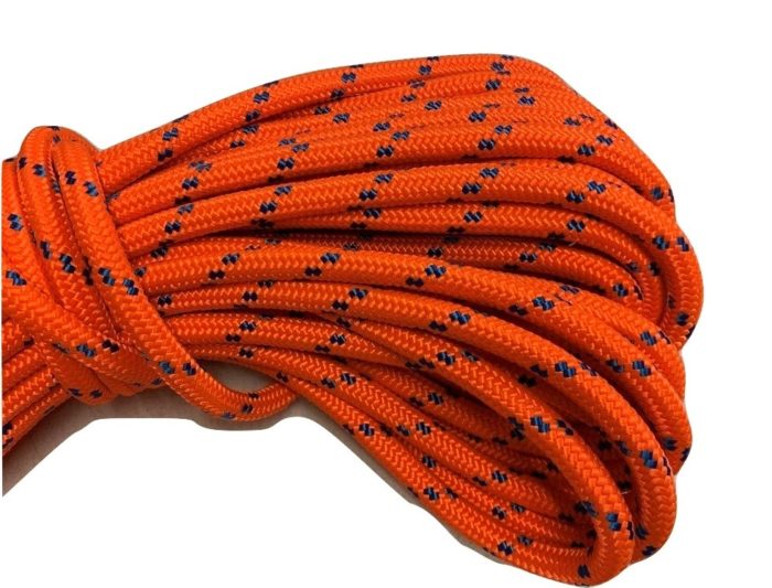 5/8” Double Braided Polyester Arborist Bull Rope - Blue Ox Rope