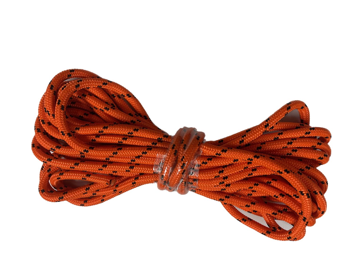 1/2" Orange/Black Double Braid Polyester Rope - Blue Ox Rope