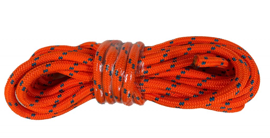 3/4" Double Braided Polyester Arborist Bull Rope - Blue Ox Rope
